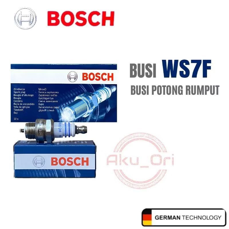 Jual BUSI BOSCH WS7F (BPM6A) Untuk mesin pemotong rumput | Shopee Indonesia
