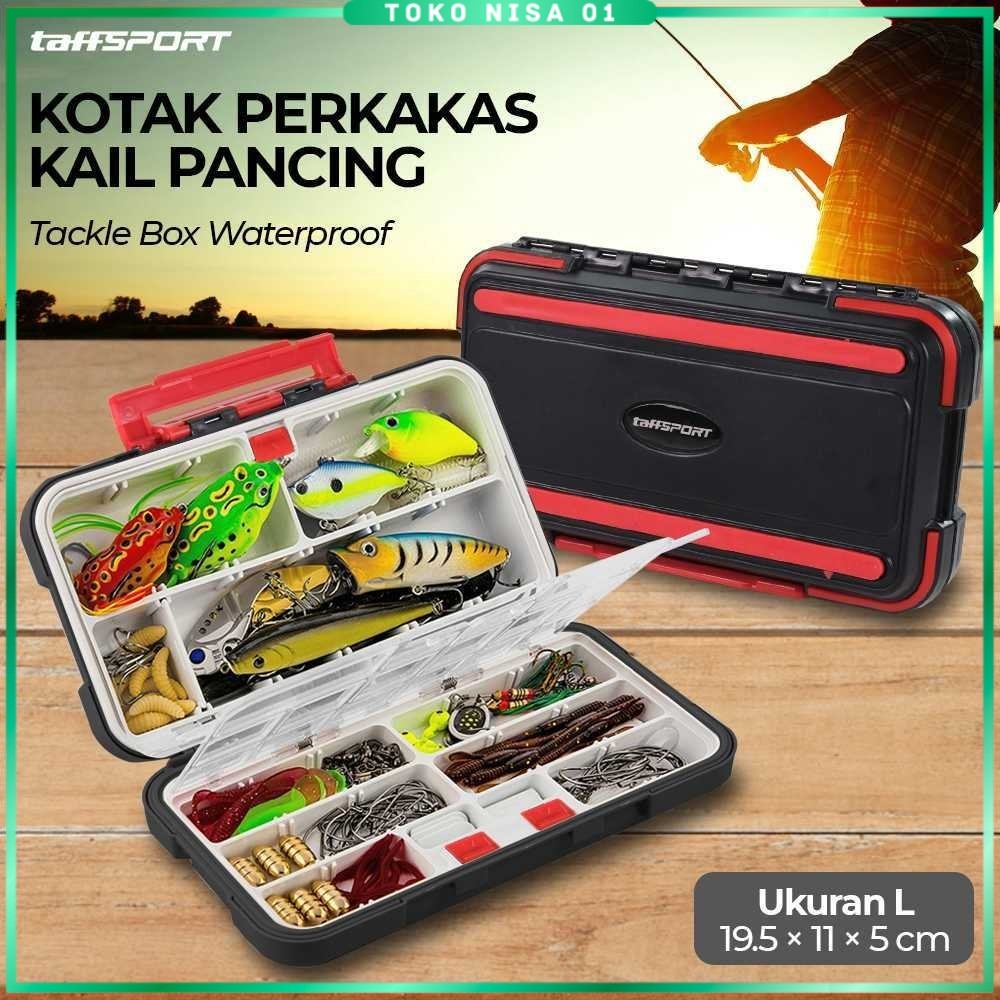 Jual TaffSPORT Kotak Perkakas Kail Pancing Tackle Box Waterproof - DY029 | Shopee Indonesia