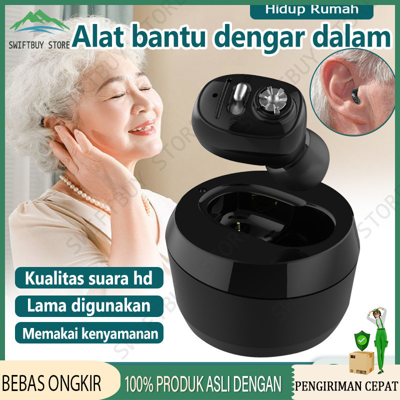 Jual 【COD】Mini Alat bantu dengar yang dapat diisi ulang original ...