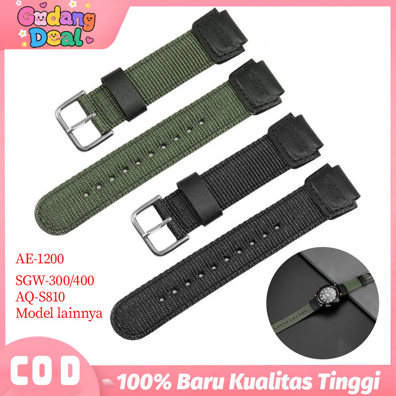 Jual Strap Universal 18mm Strap Jam Tangan Kanvas Tali Jam Nylon ...