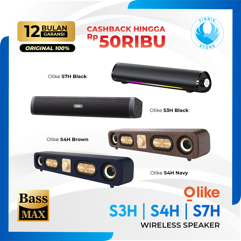 Jual Olike Magic Sound S7H + LED Input USB/TF/AUX Soundbar Wireless ...