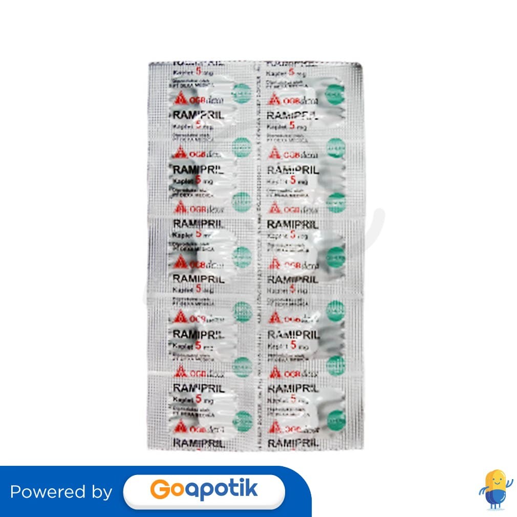 Jual Ramipril Ogb Dexa Medica 5 Mg Strip 10 Kaplet / Hipertensi | Shopee Indonesia