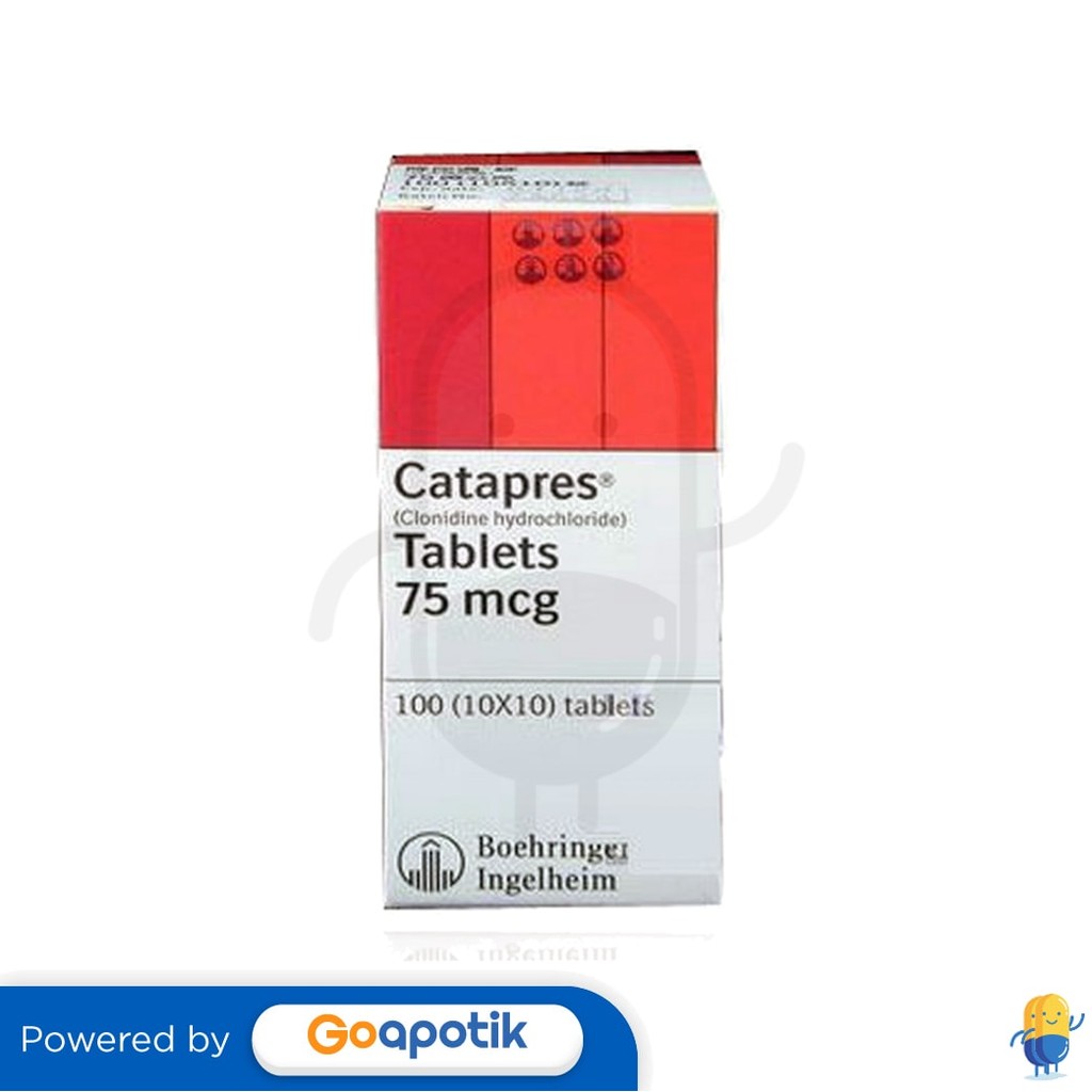 Jual Catapres 75 Mcg Box 100 Tablet | Shopee Indonesia