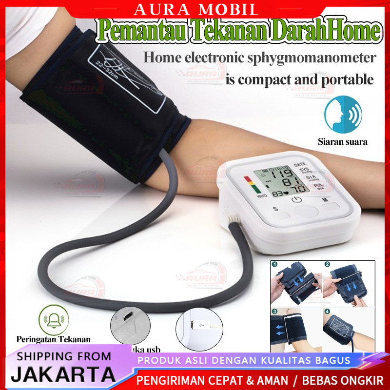 Jual 【siap】 Tensimeter Digital Alat Tensi Darah Pengukur Tekanan Darah ...