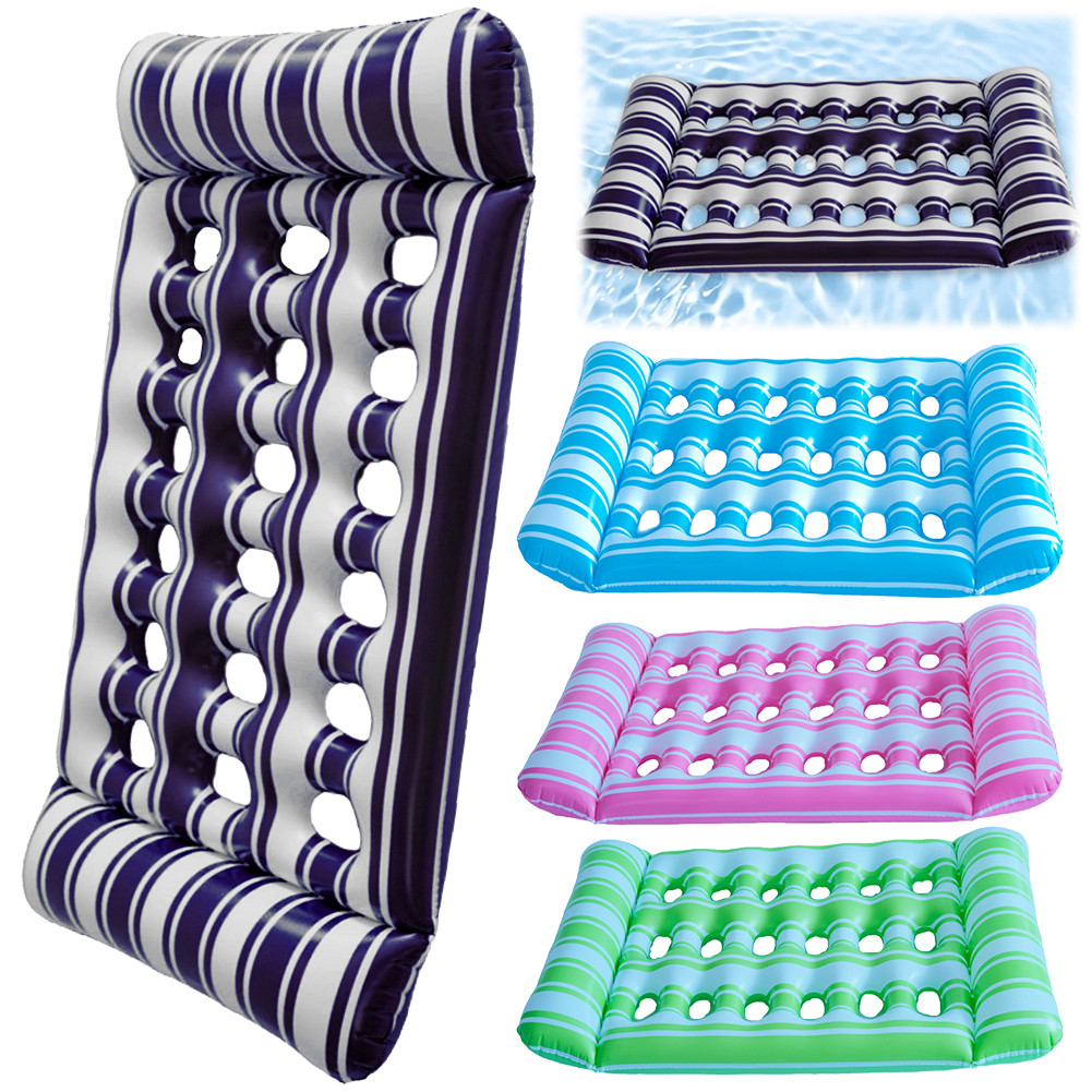 Jual Inflatable Floating Bed PVC Inflatable Water Sleeping Bed Foldable ...