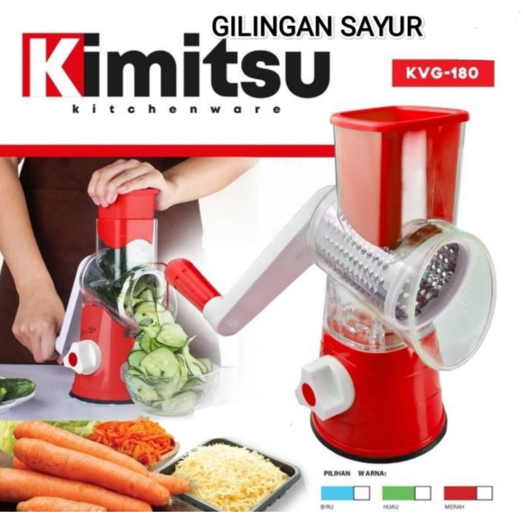 Jual PENGIRIS SAYUR DAN BUAH KIMITSU /PENGGILING Dan Bumbu (Multi ...