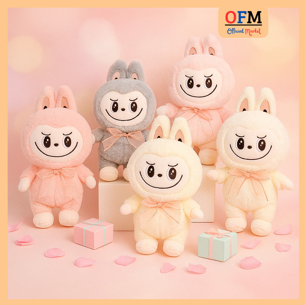 Jual Boneka monster LABUBU Mainan Boneka VIRAL Bulu halus ber SNI ...