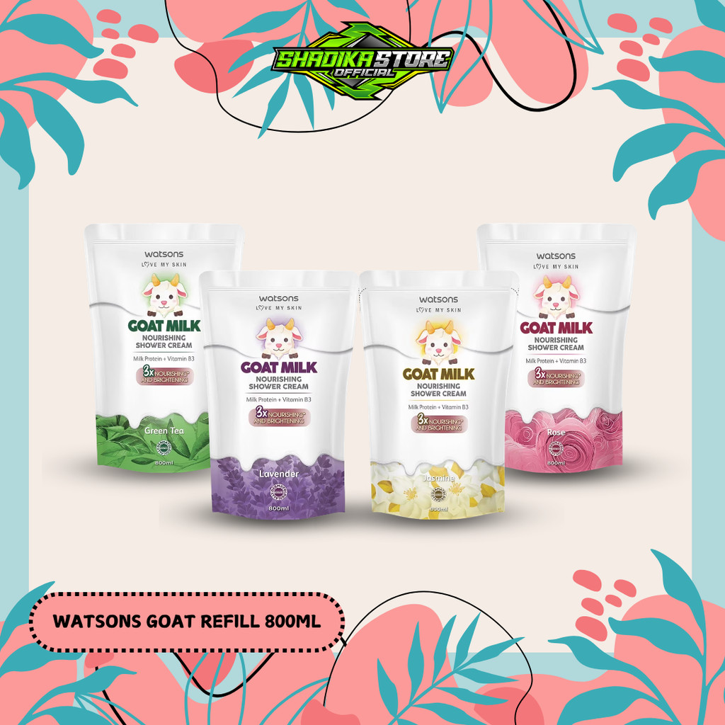 Jual Watsons Goat Milk Nourishing Shower Cream Refill 800ml ALL varian ...