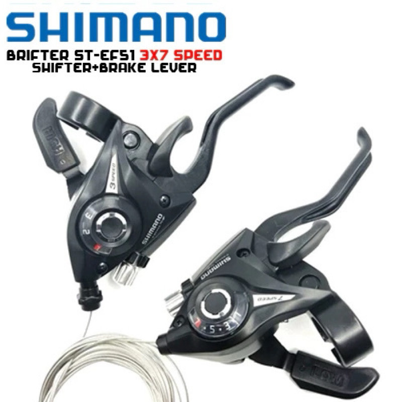 Jual SHIMANO Shifter EF51 3x7/8 Operan Gigi Sepeda Gunung Seli Minion ...