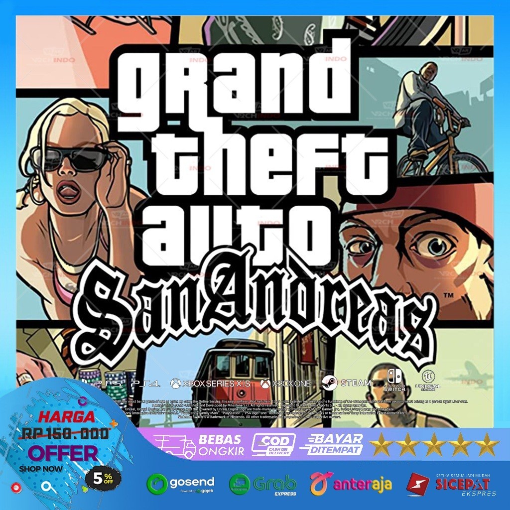 Jual GTA San Andreas | Games PC - Game for Komputer / Laptop / PC ...