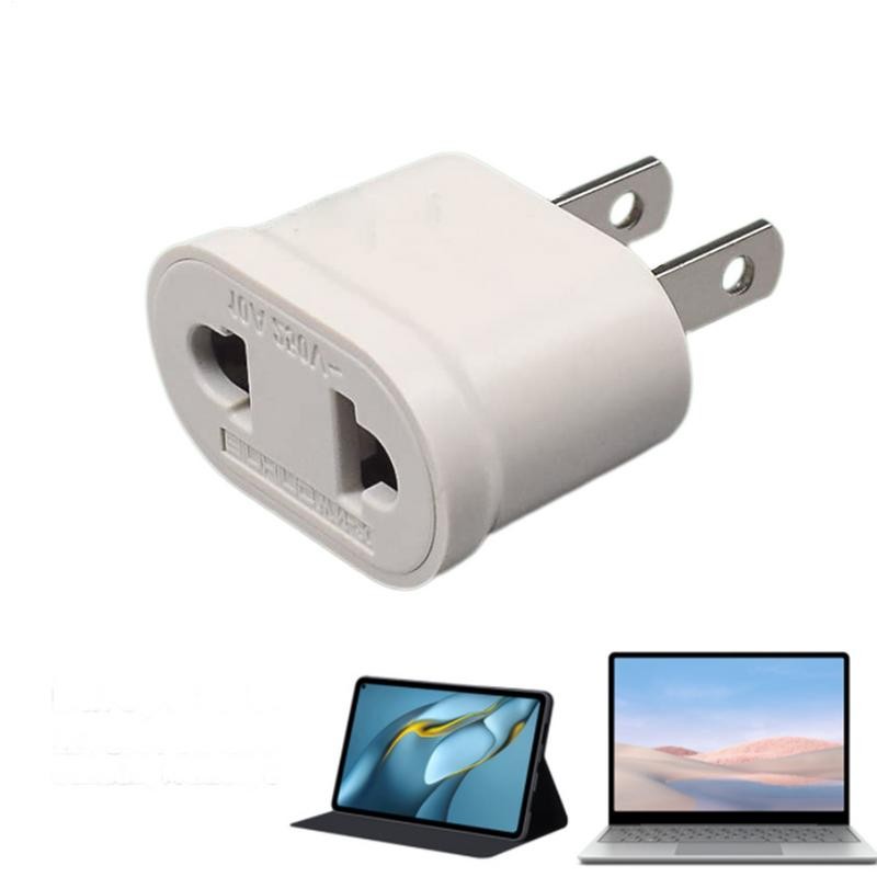 Jual European Travel Plug Adapter US Standard Charger Adapter White US ...