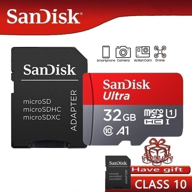 Jual Hot Sale Sandisk Kartu Memori Sd Card CLASS 10 150M/S MicroSD with ...