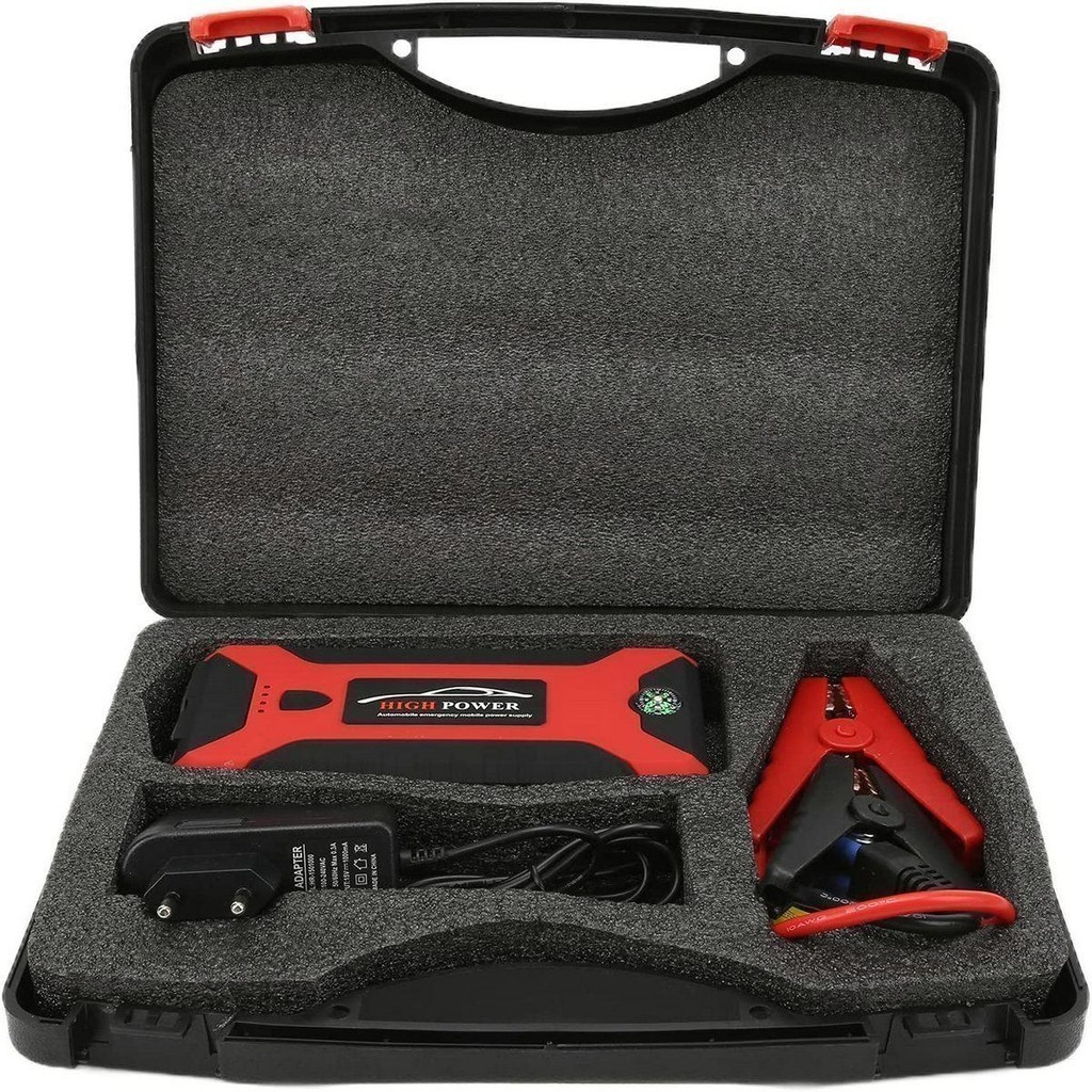 Jual Power Aki Jump Starter 12V 4 Port USB - PowerBank -multi-function ...