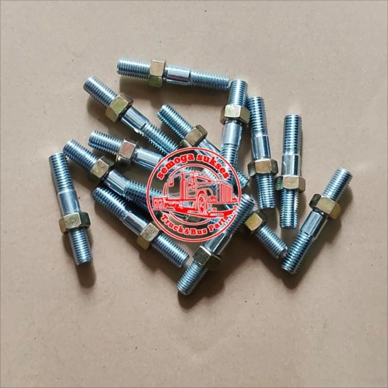 Jual Baut Manipol Baut Tanam Manifold Stud Bolt & Nut | Shopee Indonesia