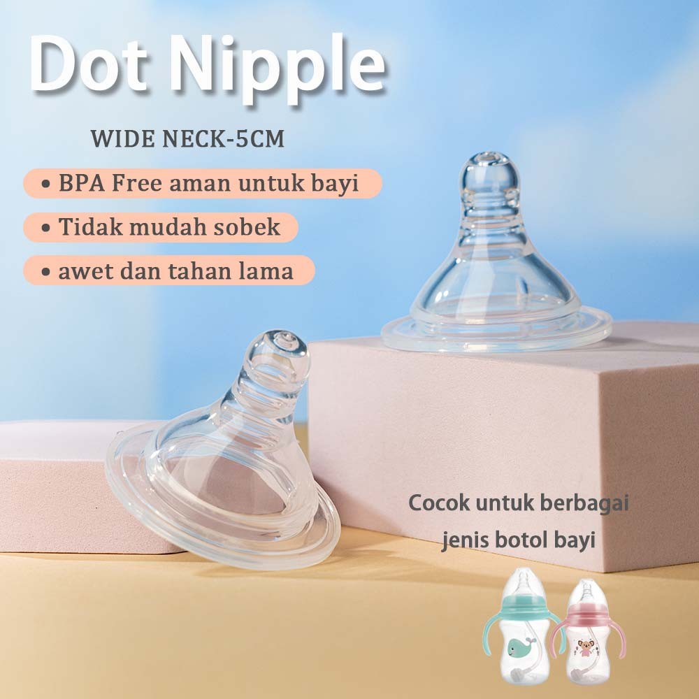 Jual Dot Botol Bayi Nipple Peristaltik Botol Susu Standar Bayi Slim ...
