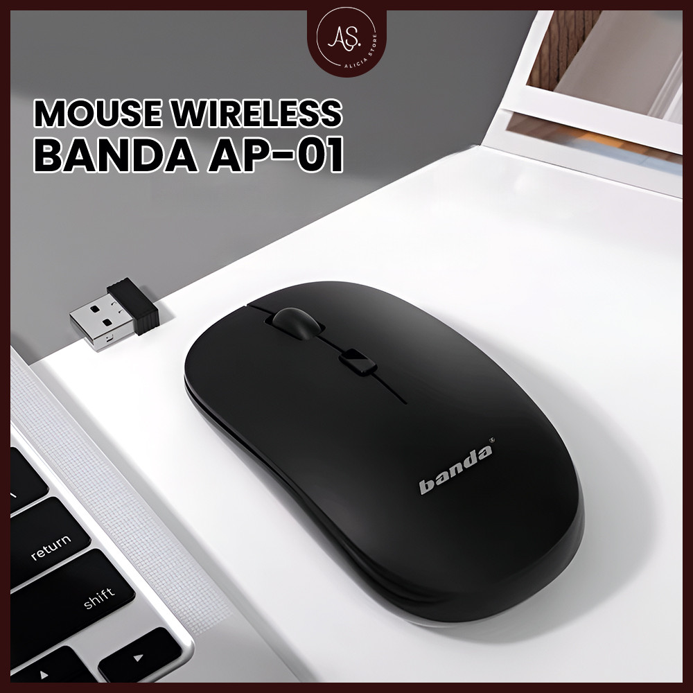 Jual AS Mouse Wireless Banda AP01 | Shopee Indonesia