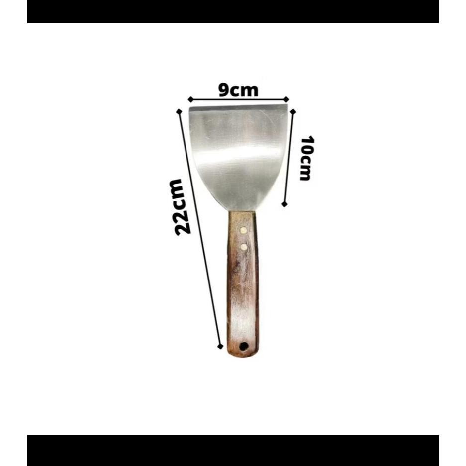 Jual ASS TAPE TEPANYAKI/SCRAPPER/SPATULA LURUS/SPATULA KEBAB PIZZA ROTI ...