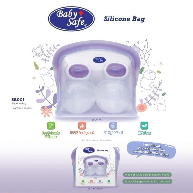 Jual [PB] BabySafe Wadah Tempat Simpan Steril Botol Asi Pompa Teether ...