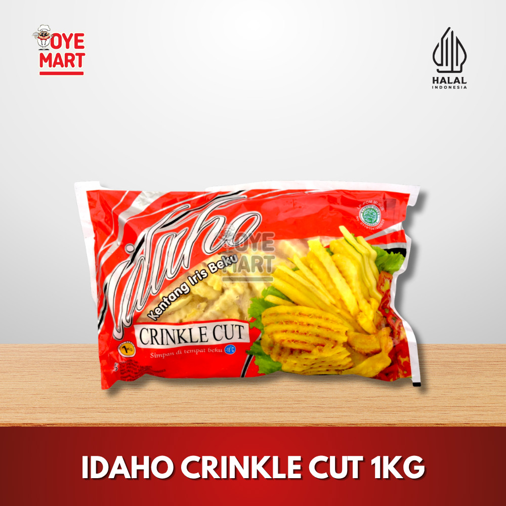 Jual IDAHO CRINKLE CUT 1KG KENTANG GORENG BEKU FRENCH FRIES | Shopee ...