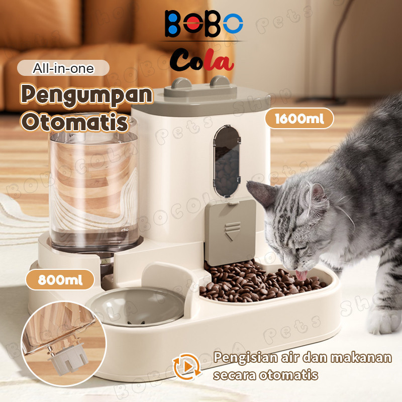 Jual Tempat Makan Minum Otomatis Kucing Anjing Pet Feeder Dispenser ...