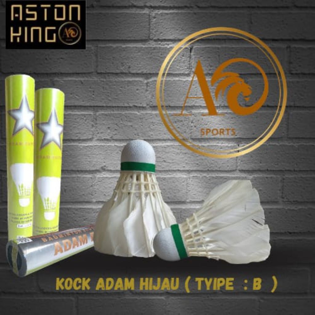 Jual SHUTTELCOCK ADAM PUTRA HIJAU GREAT ACO | Shopee Indonesia