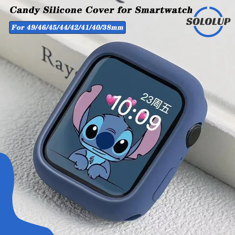 Jual Soft Candy SIlicone Case for IWatch Apple Watch Ultra 2 SE 2 ...