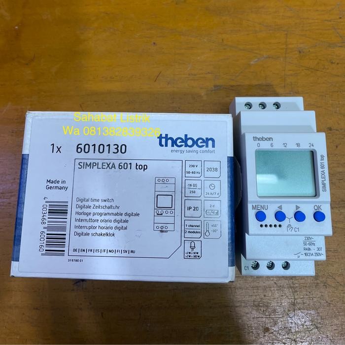 Jual DIGITAL TIMER THEBEN SIMPLEXA 601 TOP | Shopee Indonesia