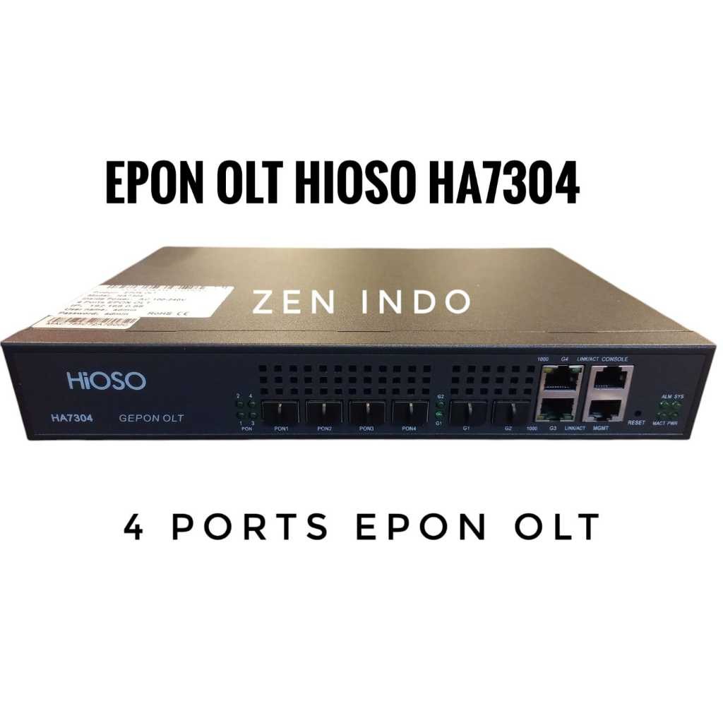 Jual EPON ONU OLT HIOSO HA7304 MINI 4 PORT | Shopee Indonesia