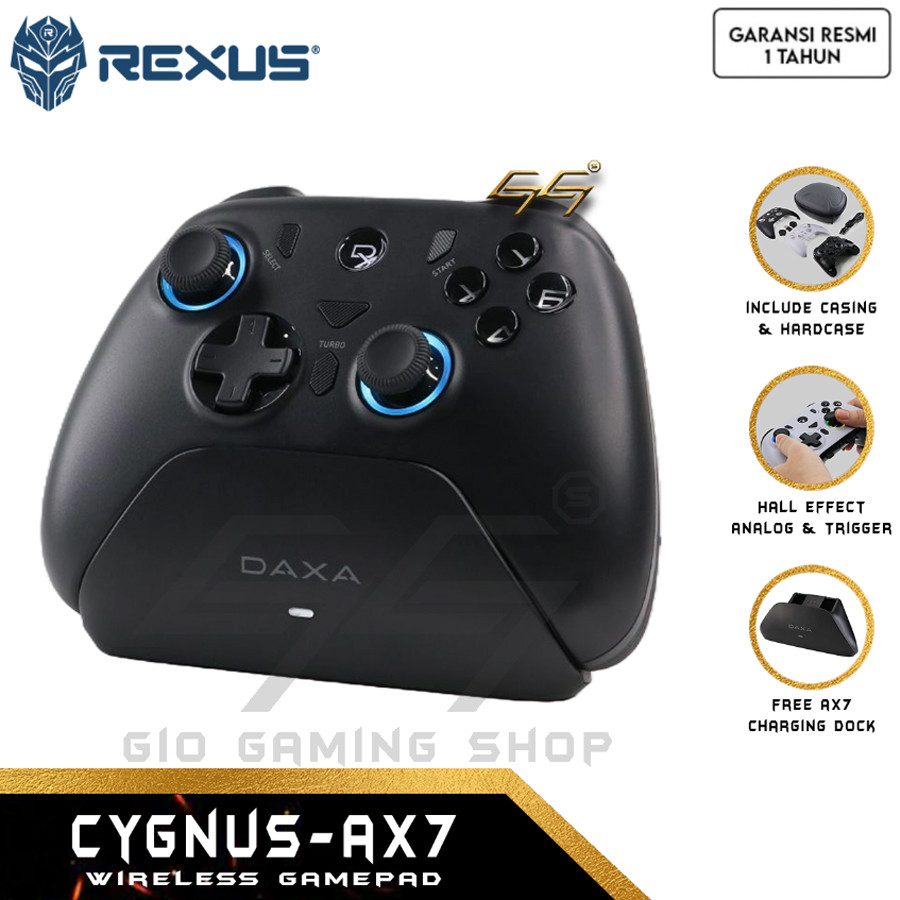 Jual REXUS DAXA CYGNUS AX7 AX-7 AX 7 Gamepad Joystick Wireless Gaming ...