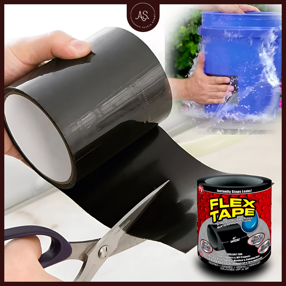 Jual AS Flex Tape Lakban Super Kuat Anti Bocor Anti Air | Shopee Indonesia