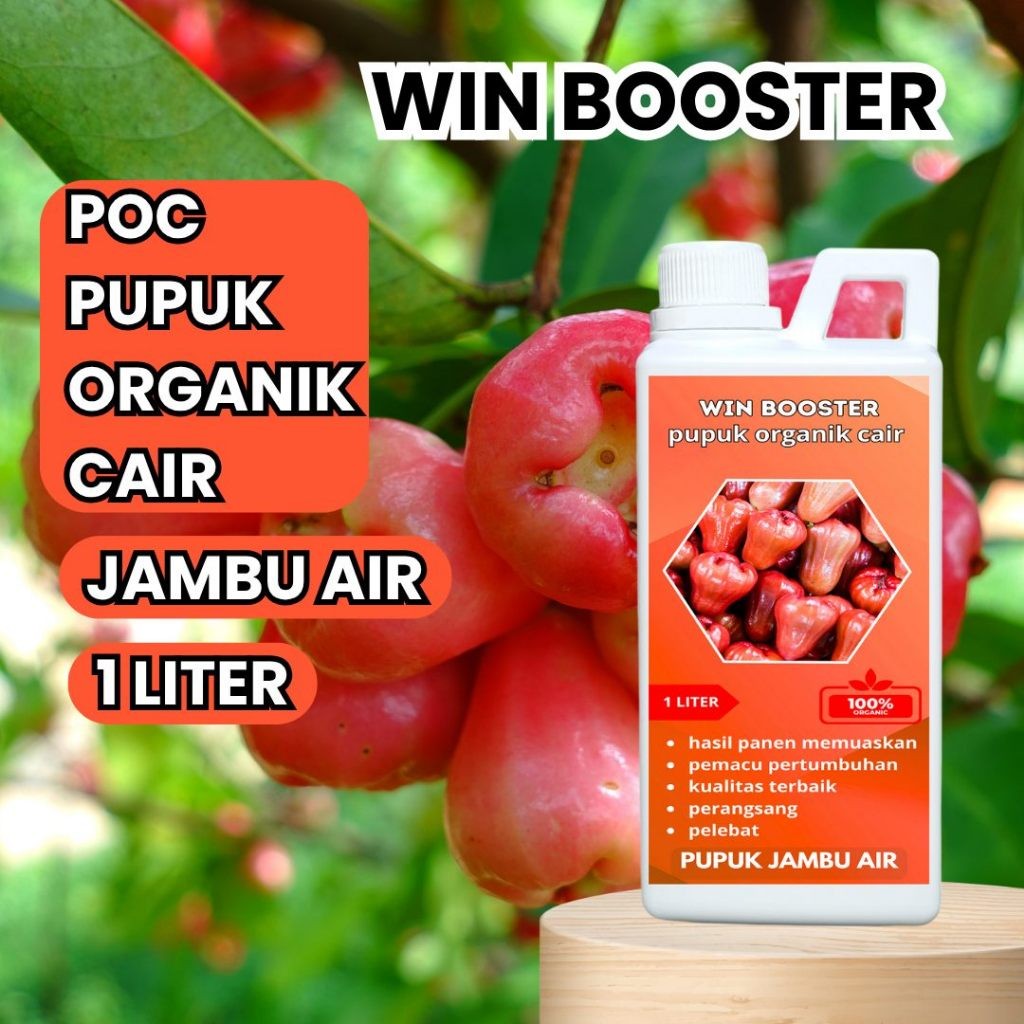 Jual Pupuk Organik Cair Booster JAMBUU AIR, POC WIN BOOSTER JAMBU AIR, poc kompos organik ...
