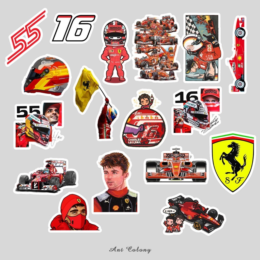 Jual Stiker Pack Formula 1 F1 Sticker Vinyl Doff Laminasi | Sticker ...