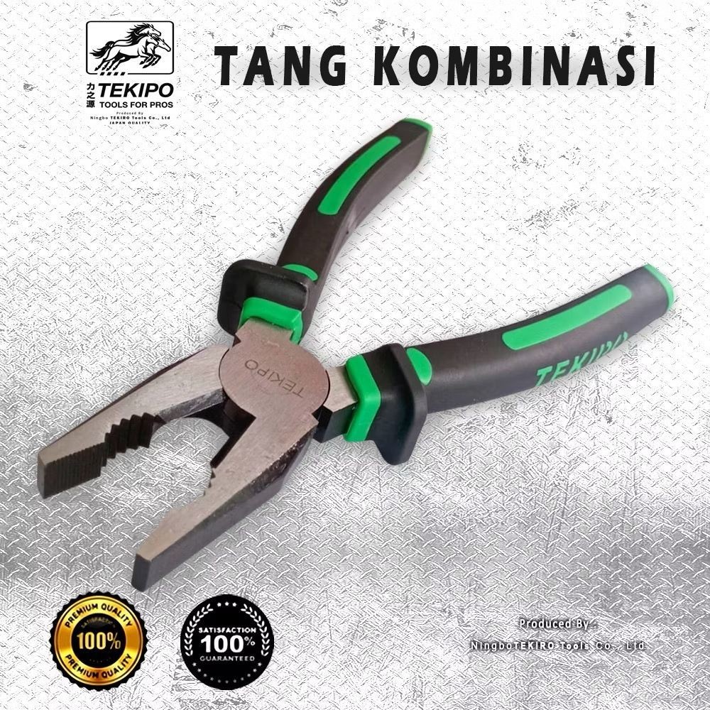 Jual TEKIPO Tang Kombinasi Kombi 7" Inch Linesman Plier 7 Kombinasi 7 ...