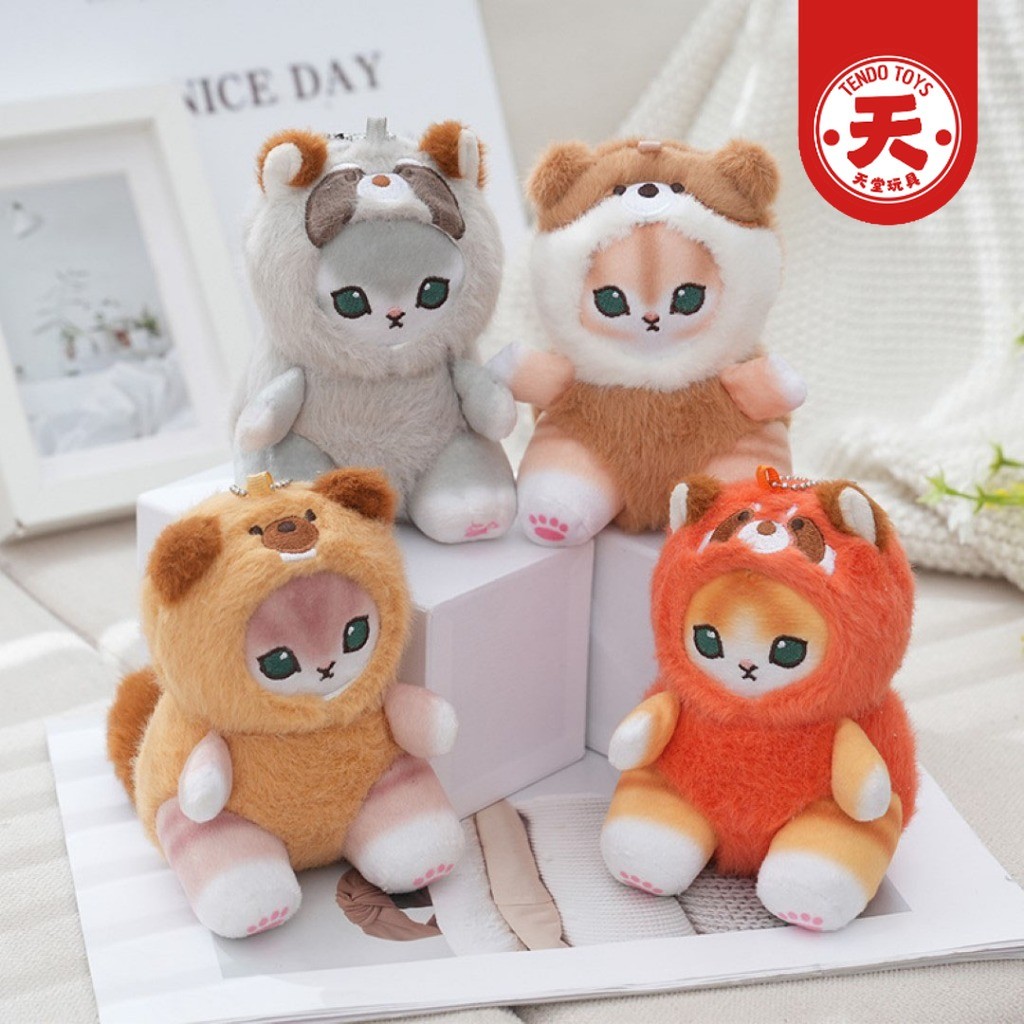 Jual Boneka Mofusand Gantungan Tas Mofusand Kostum Racoon Bagcharm Doll ...