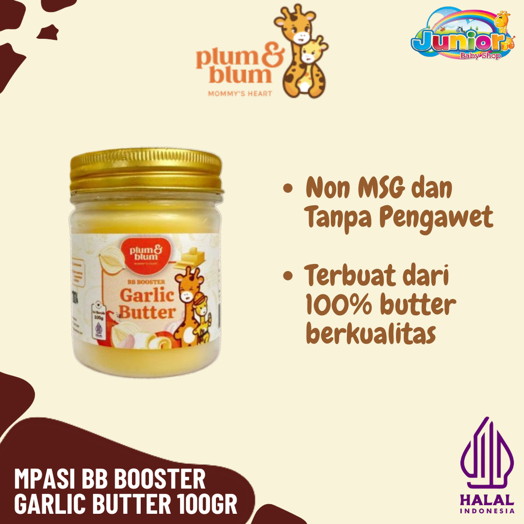 Jual Plum & Blum Mpasi BB Booster Garlic Butter 100gr - Bumbu masak ...