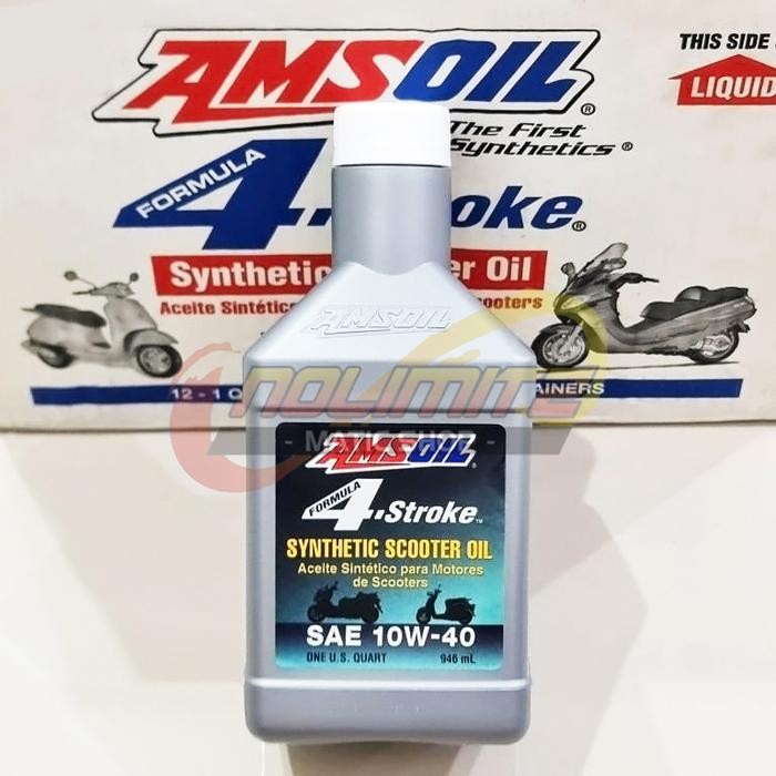 Jual Oli Amsoil Scooter 10W-40 Full Synthetic NMAX XMAX Aerox Forza PCX ...