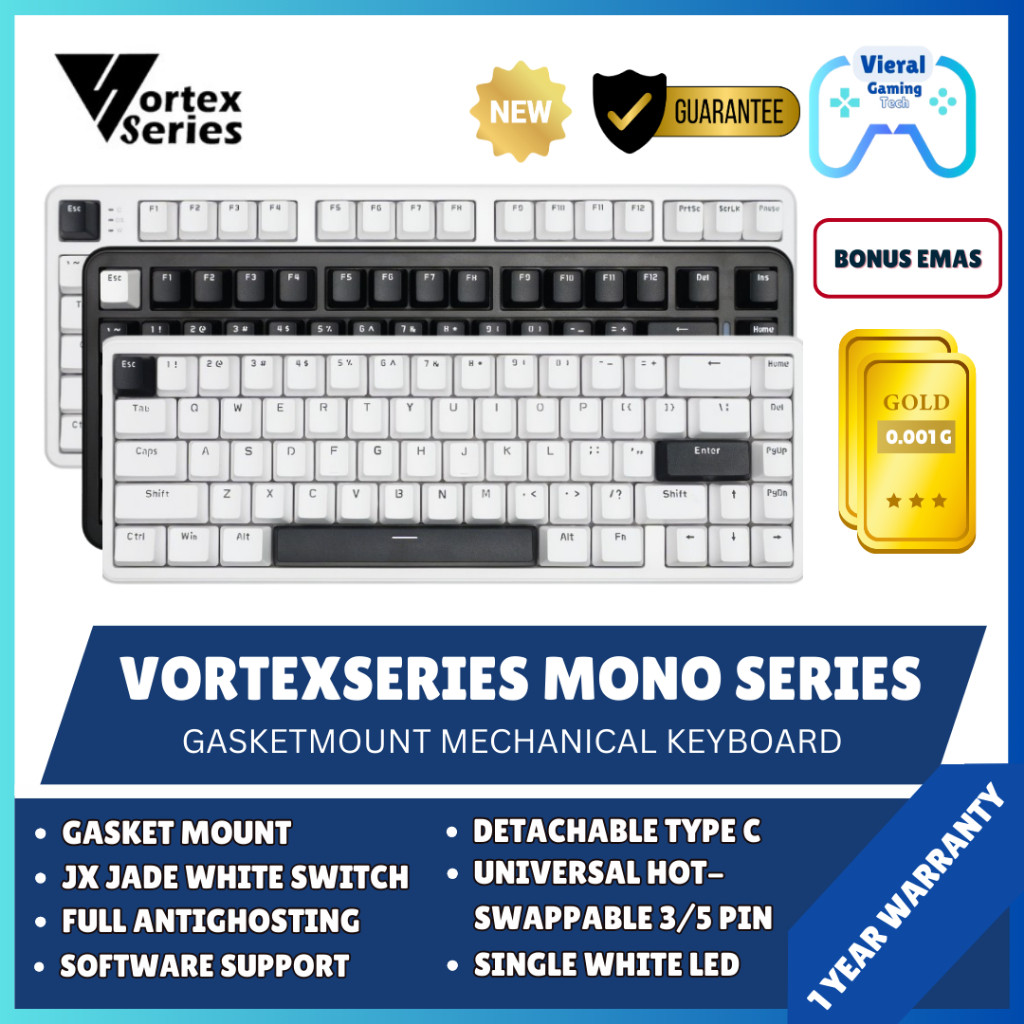 Jual Vortexseries Vortex Mono Series Gasket Mount Wired Mechanical ...