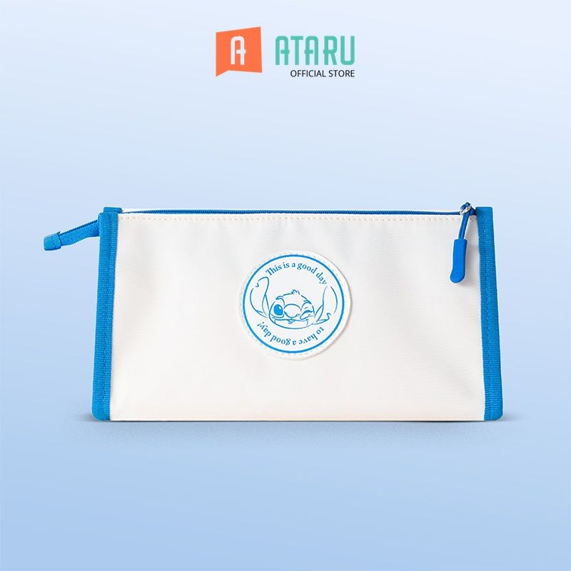 Jual Ataru Tempat Pensil Stitch 183W2 - Putih/Biru Pouch Pensil Pulpen ...