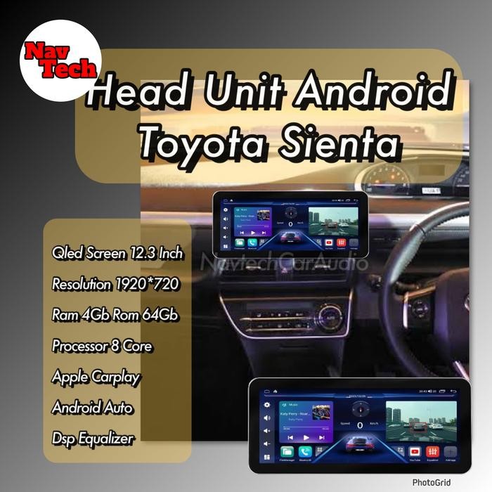 Jual Head Unit Android 12.3 inch Toyota Sienta | Shopee Indonesia