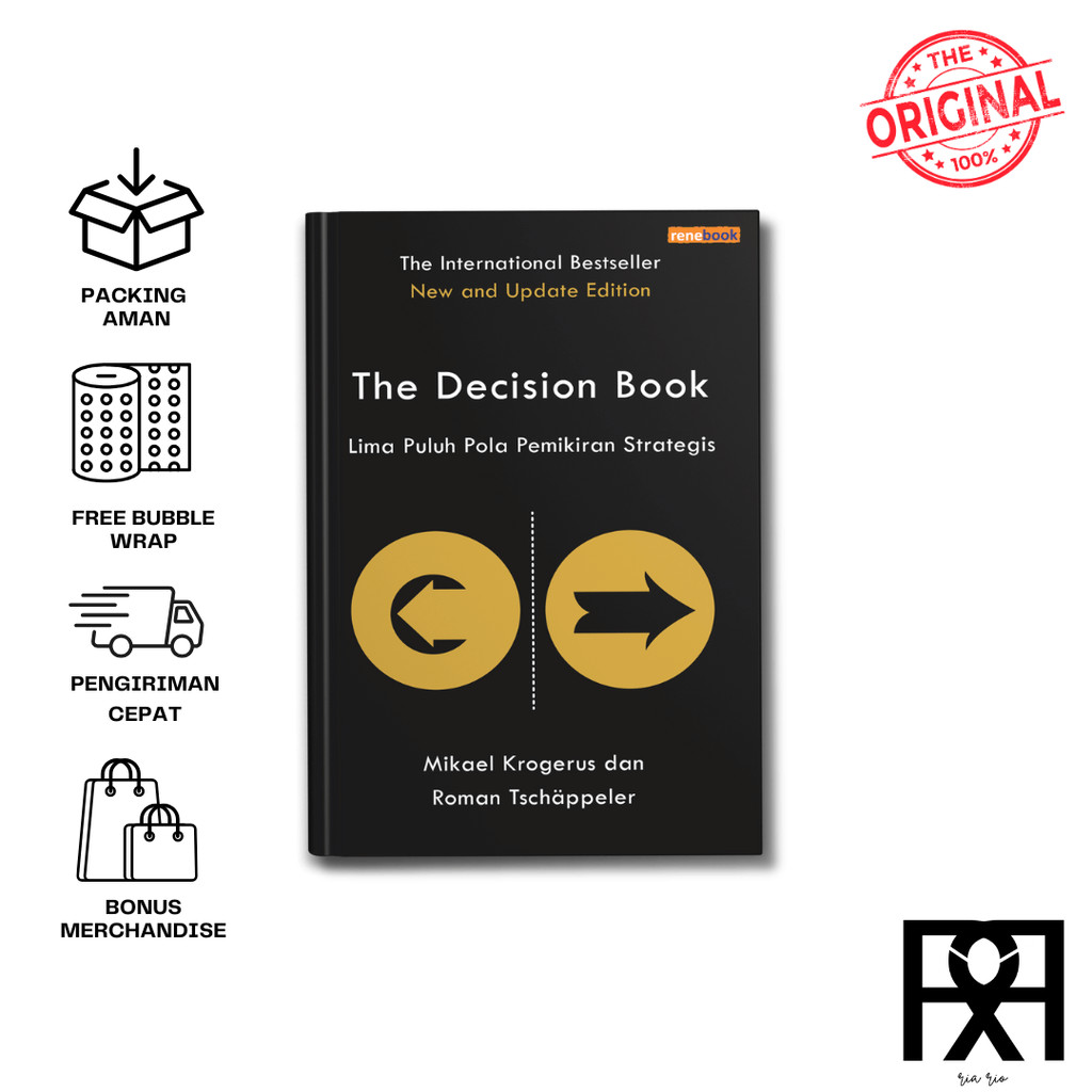 Jual ORIGINAL BUKU THE DECISION BOOK - MIKAEL KROGERUS DAN ROMAN TSCHÄPPELER (Renebook) | Shopee ...