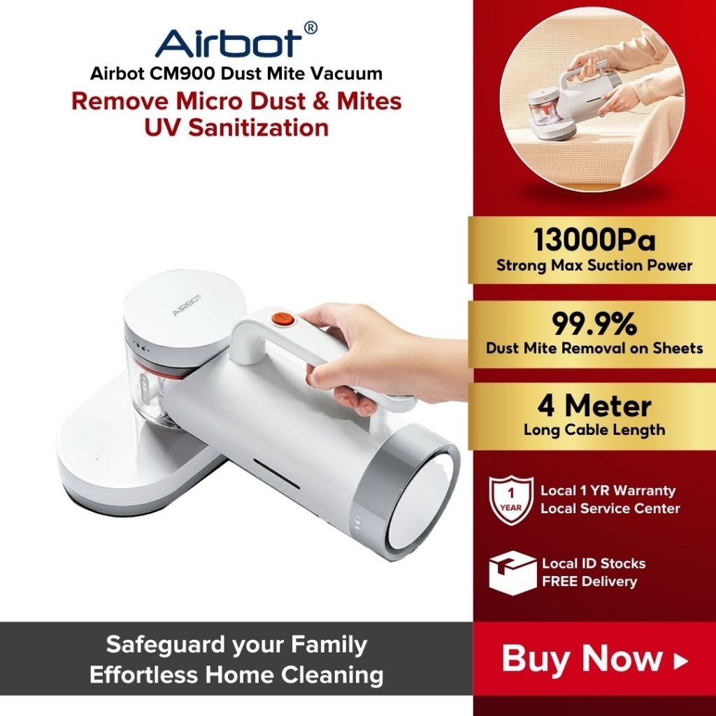 Jual Airbot UV Anti Dust Mite Vacuum Cleaner HEPA Filter CM900 Penyedot ...