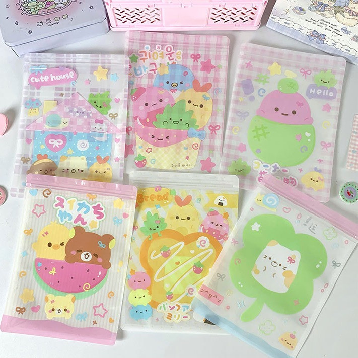 Jual [HARU] Japanese Kawaii Series Ziplock Bag Plastik Zip Karakter ...