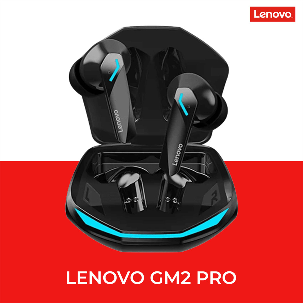 Jual Lenovo Thinkplus GM2 Pro Gaming Wireless Bluetooth Headsets Earphone Low Latency Noise ...