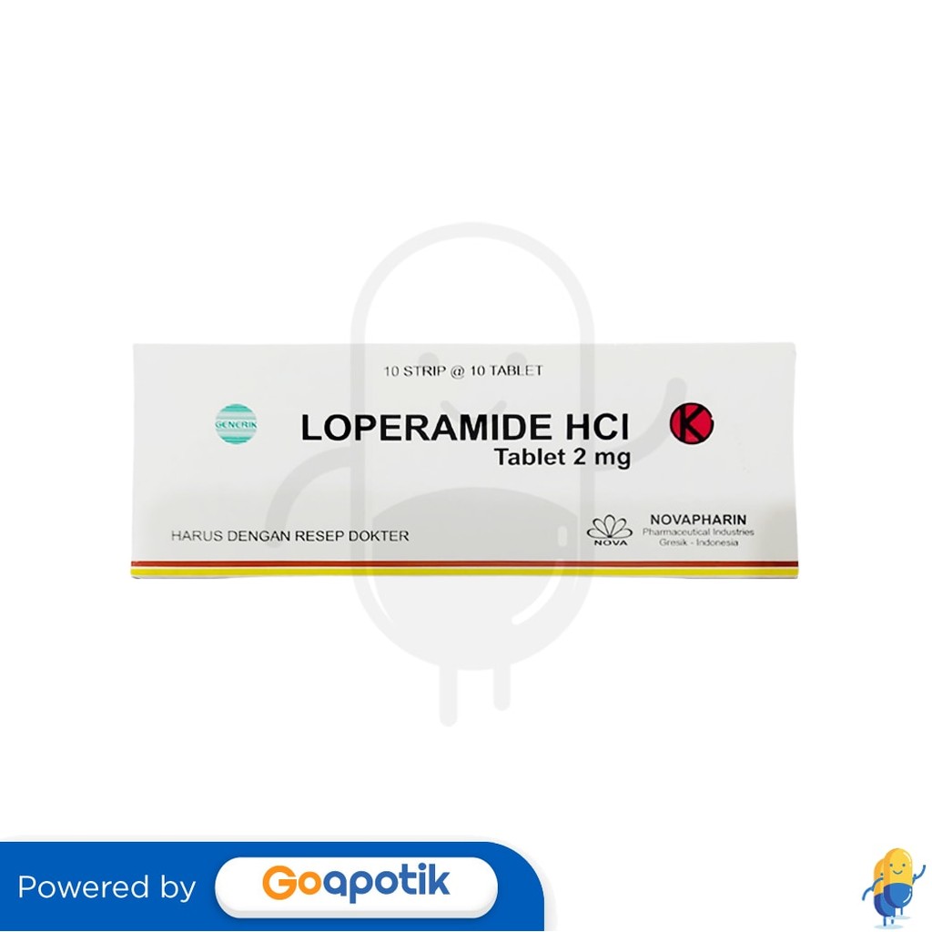 Jual Loperamide Hcl Novapharin 2 Mg Box 100 Tablet | Shopee Indonesia