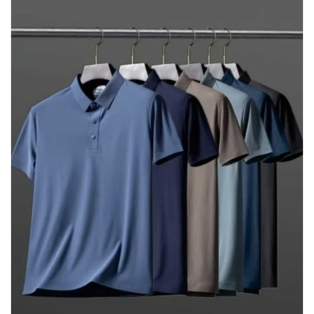 Jual Kaos kerah Polo pria dry fit import seamless Baju kerah pria kaos ...