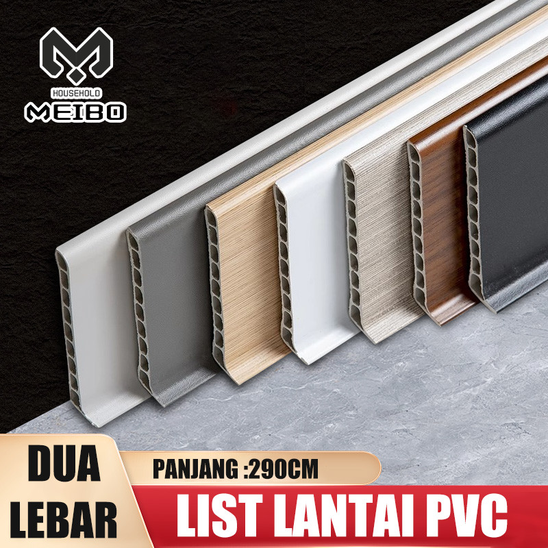 Jual Plin Lantai PVC List / Skirting List Lantai Kayu[290cm X 8/10 Cm ...