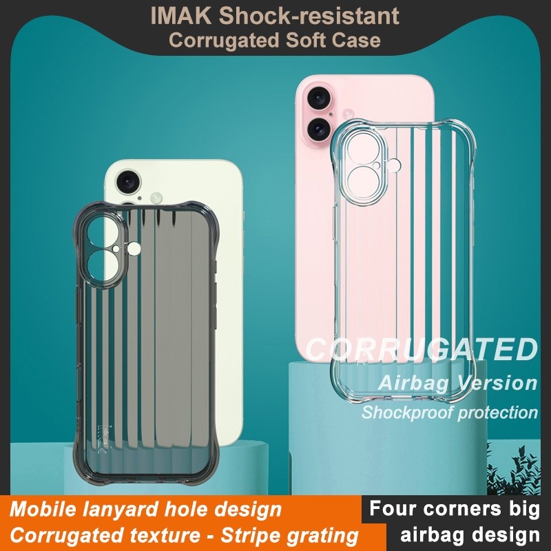 Jual Case iPhone 16 Pro / Pro Max Global IMAK Corrugated Texture Airbag ...
