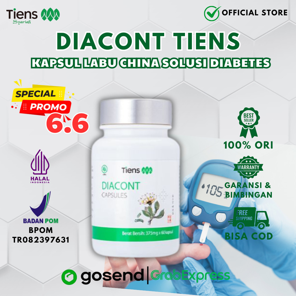 Jual Kapsul Labu Cina Diacont Tiens Solusi Untuk Diabetes Kencing Manis ...