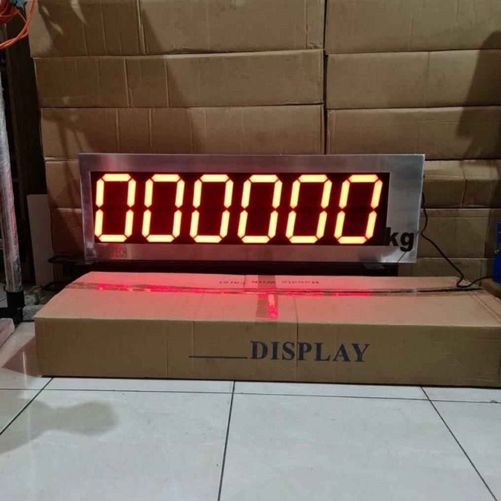 Jual External display pemancingan , jembatan timbang DIGITECH 8inch ...