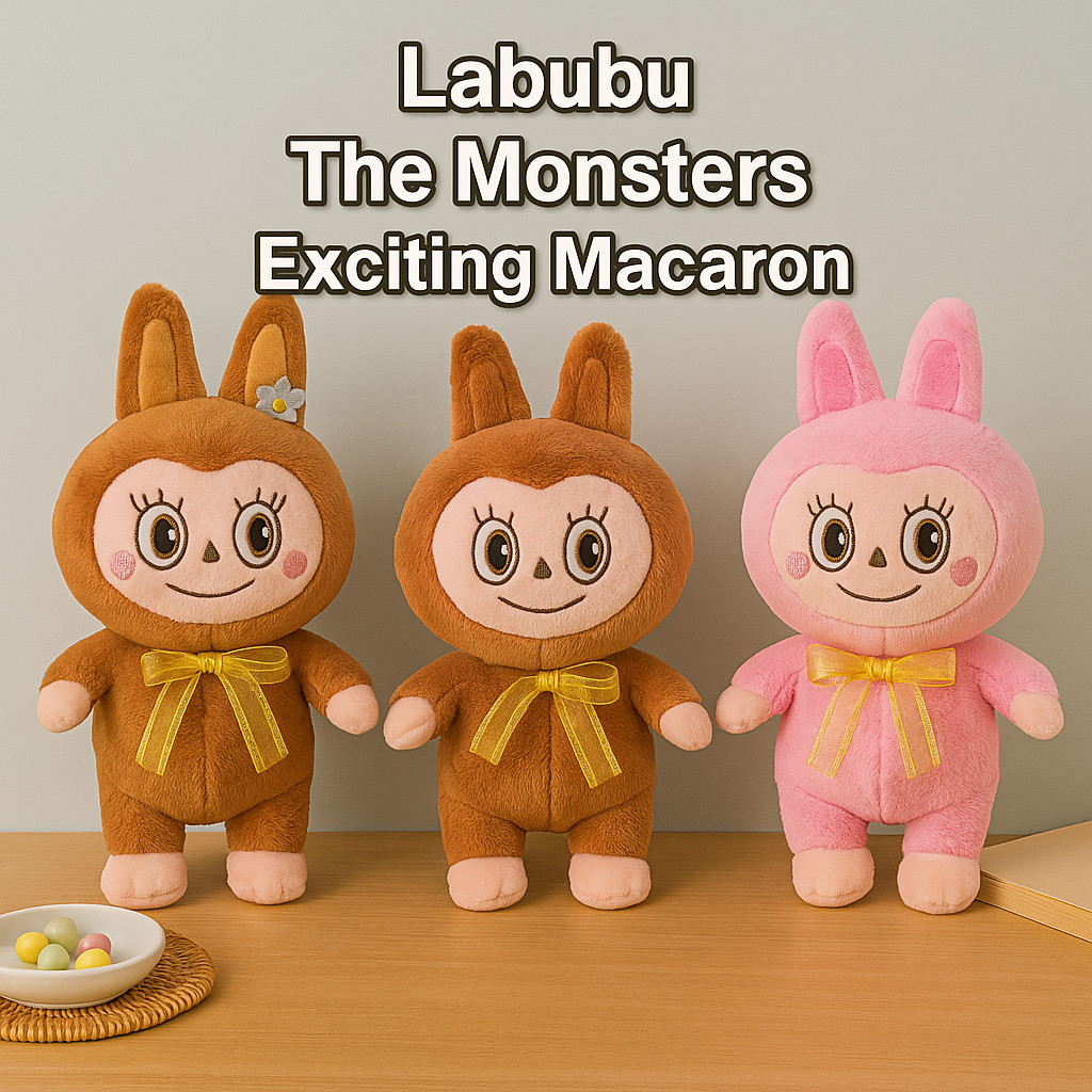 Jual Boneka Labubu 40cm The Monsters Exciting Macaron Labu Labu ...